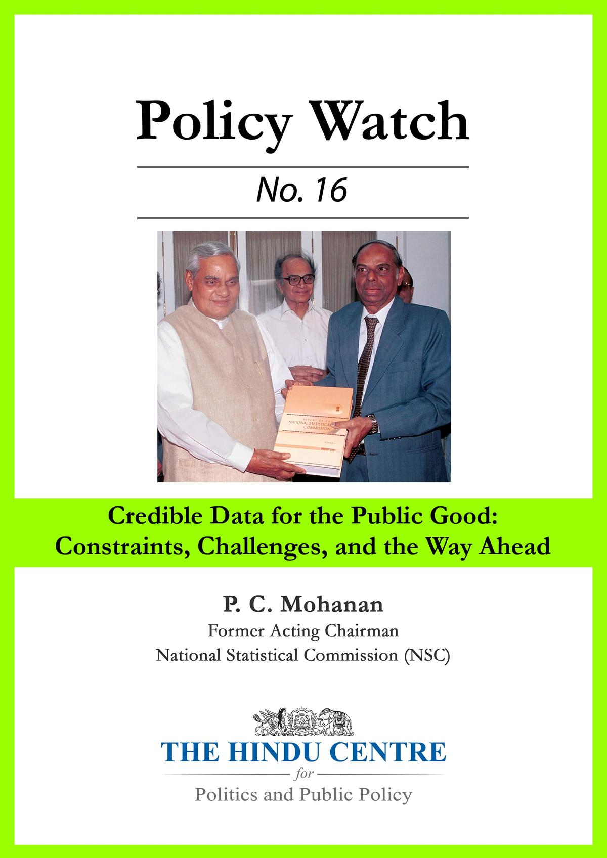 Credible Data For The Public Good Constraints Challenges And The Way
